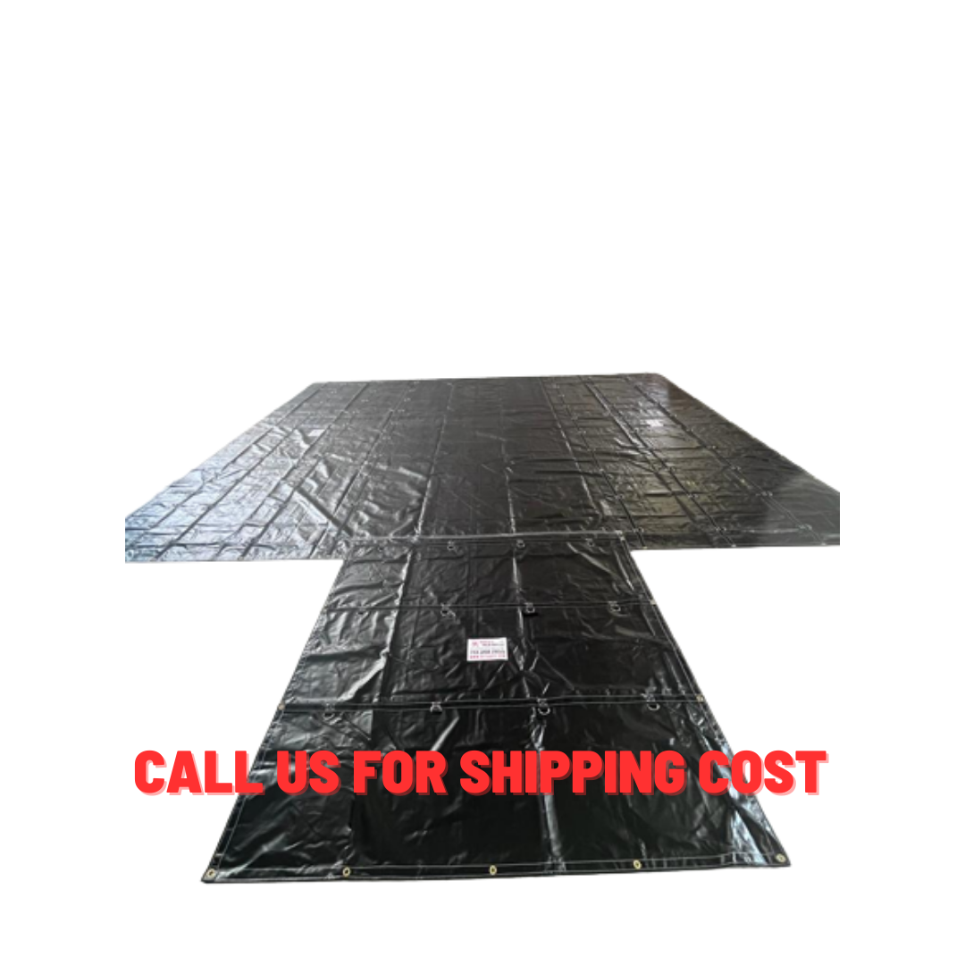 3 PC SET OF 8' DROP 14-OZ BLACK – Marco's Truck Tarps