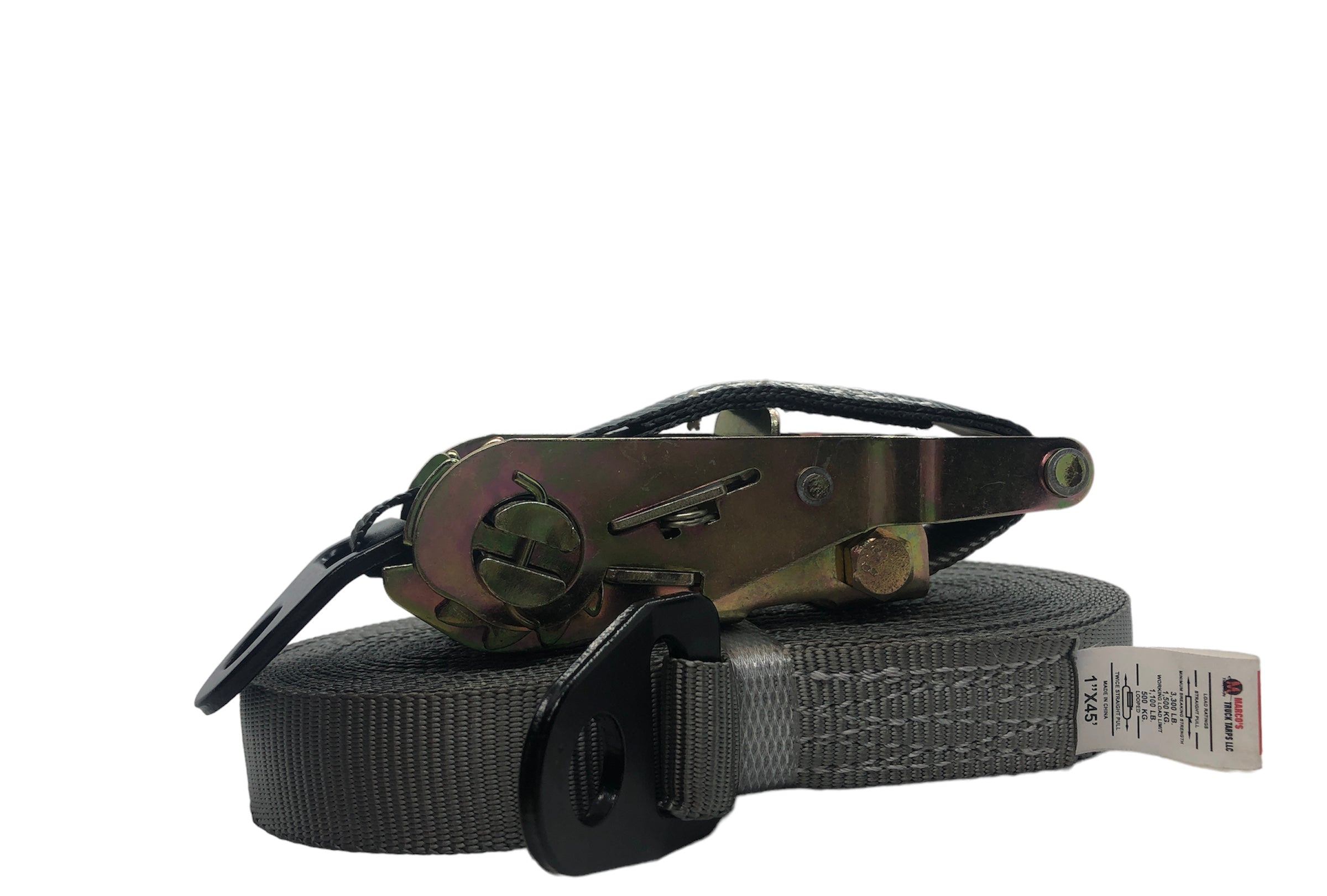 HOPPER RIDGE STRAPS GRAY – Marco's Truck Tarps